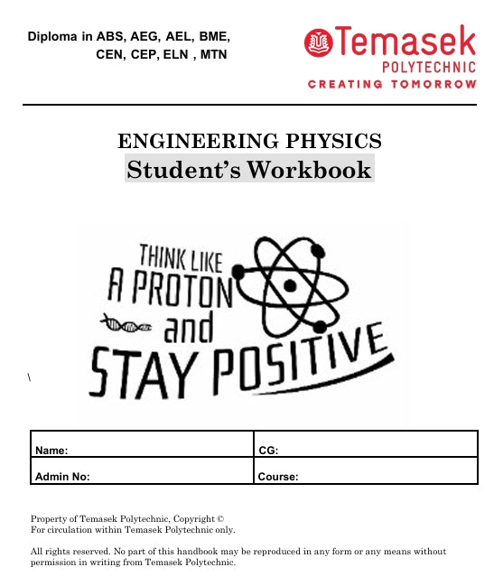 8> ENGINEERING PHYSICS Student's Workbook – Seng City E-Store